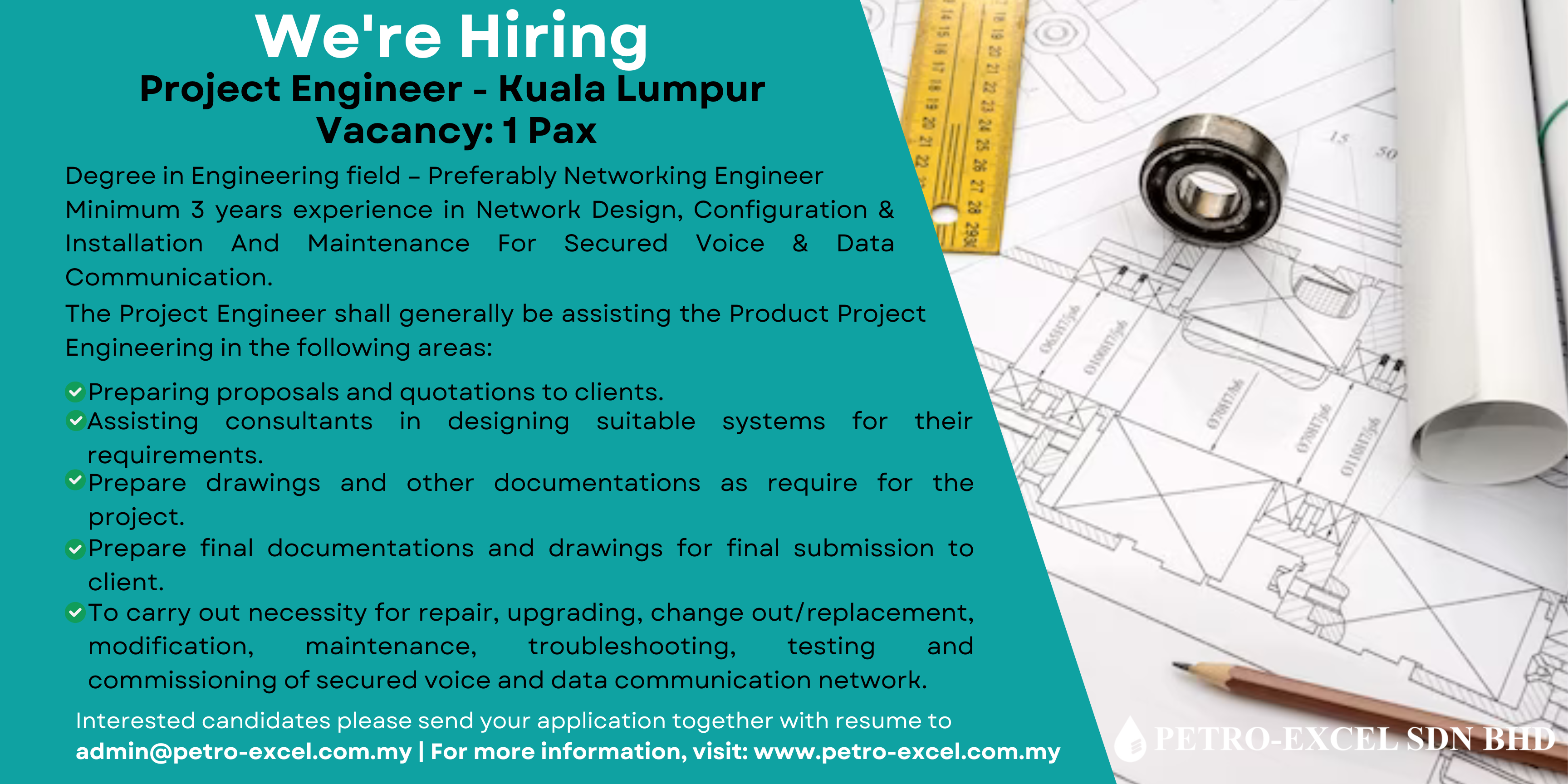 CAREER – Petro-Excel Sdn Bhd